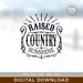 Raised on Country Sunshine SVG Cut Files for Crafting A - Etsy