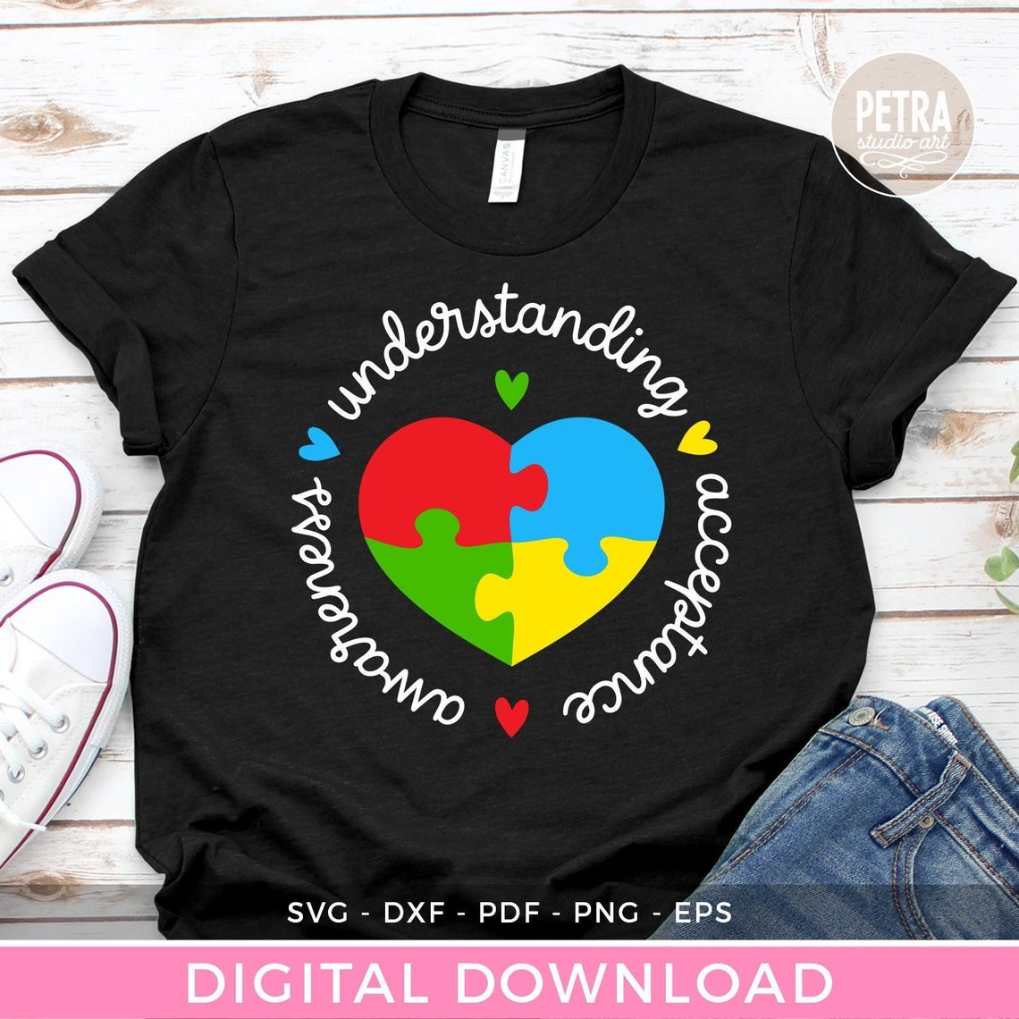 Awareness Understanding Acceptance. an Autism Awareness SVG Cut File ...