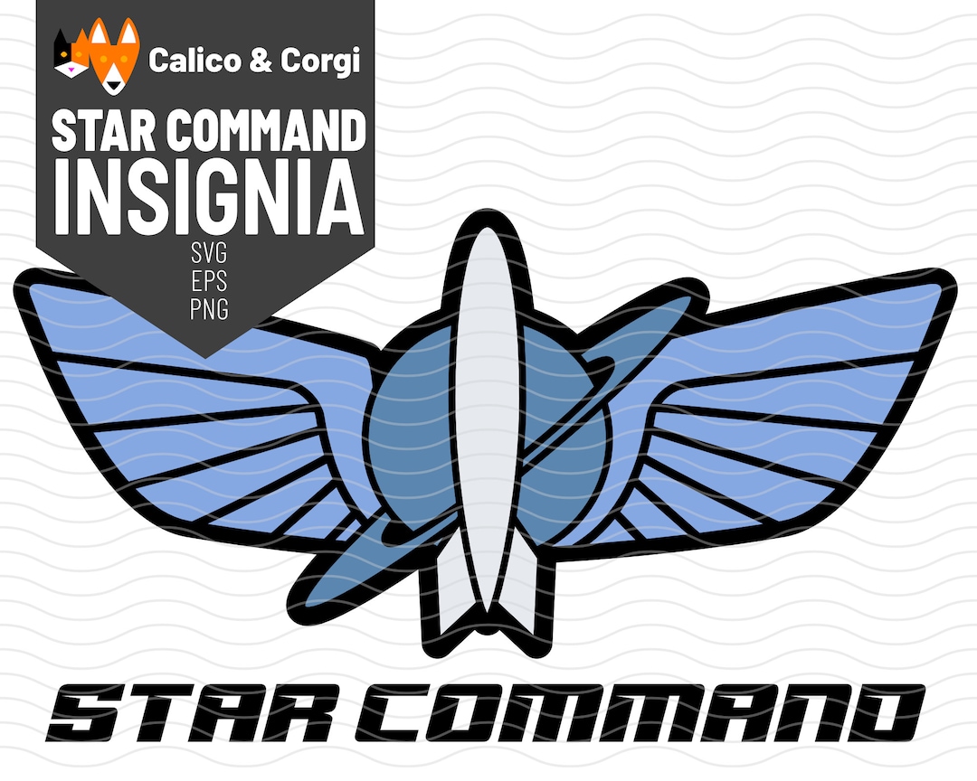 Star Command Insignia Logo SVG - Etsy