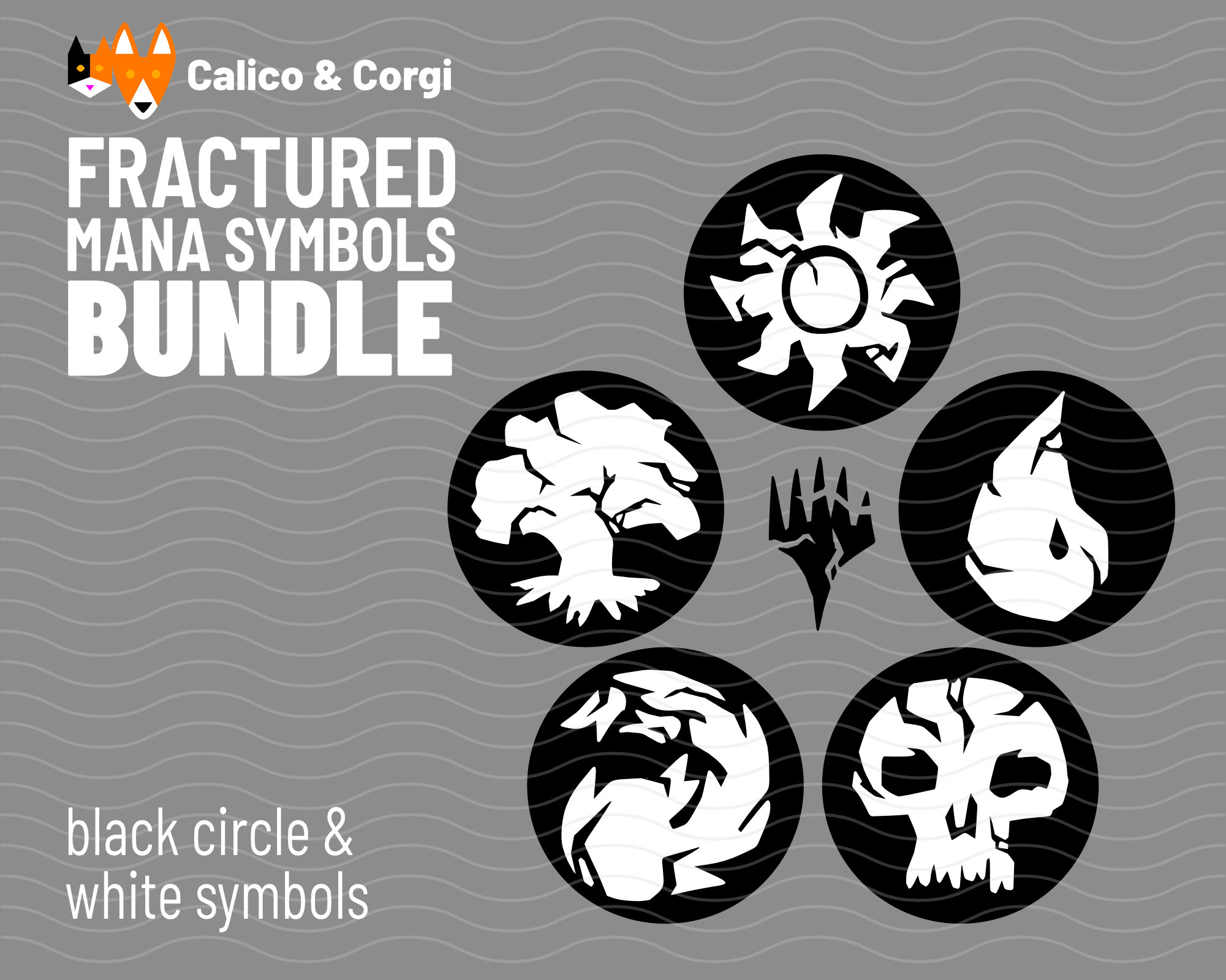 Magic The Gathering Mana Symbols Vector