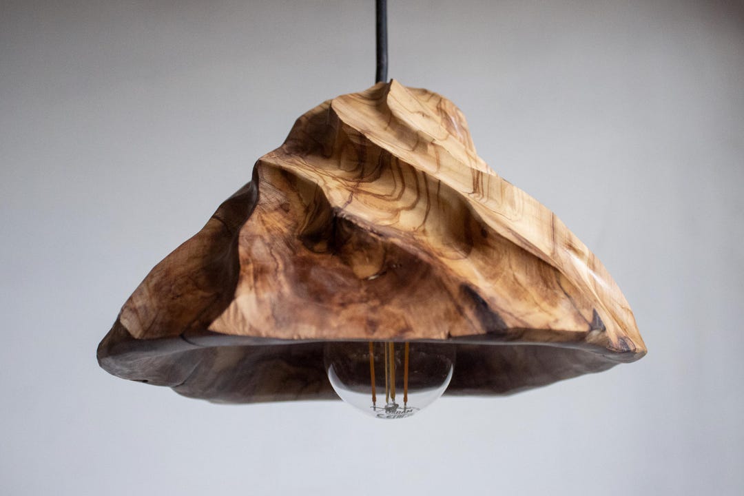 Wood Ceiling Light, Wooden Ceiling Light, Chandelier Lighting, Dining ...