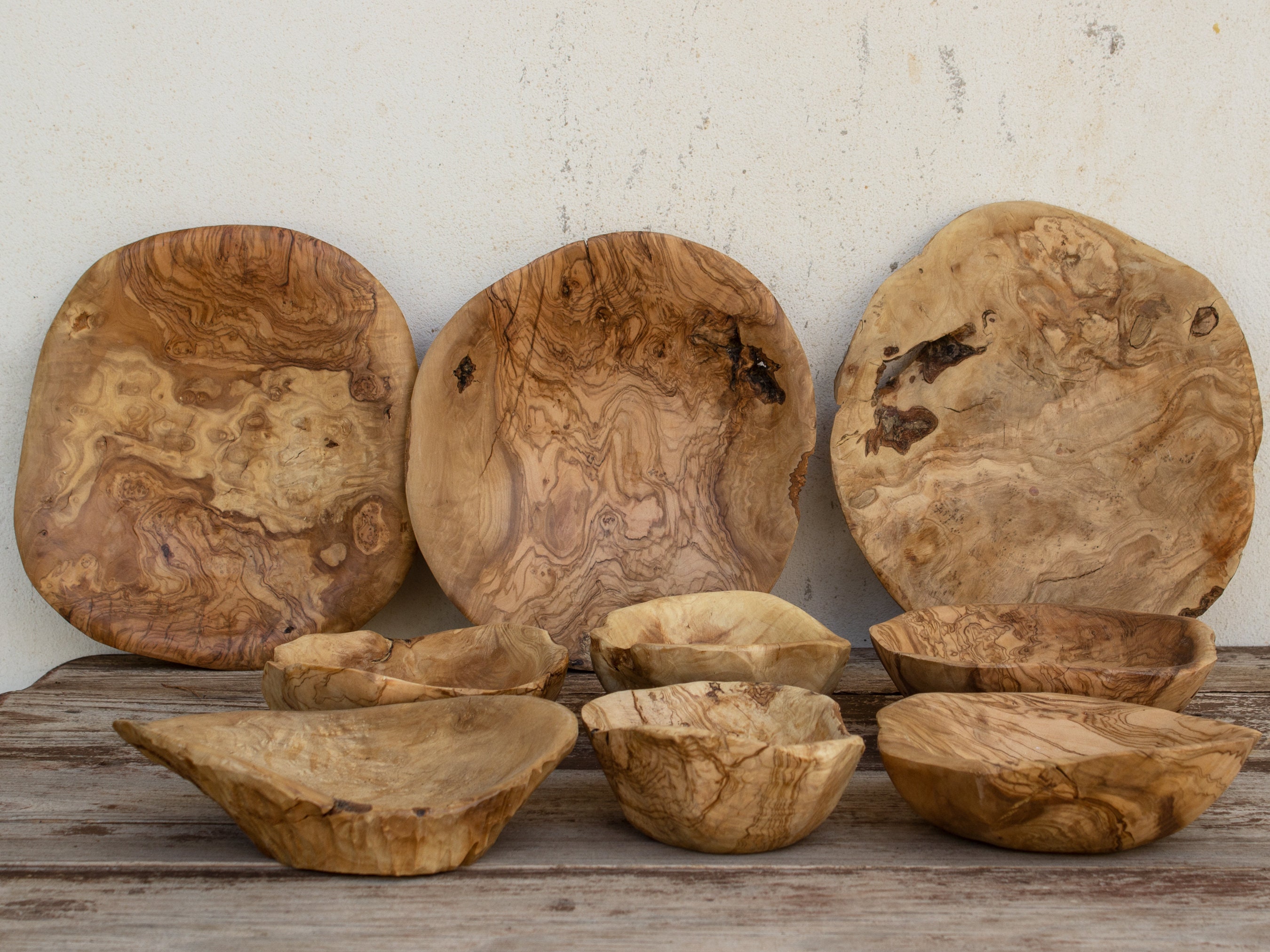 Large Handmade Wooden Serving Platter Organic Shape Platter - Etsy