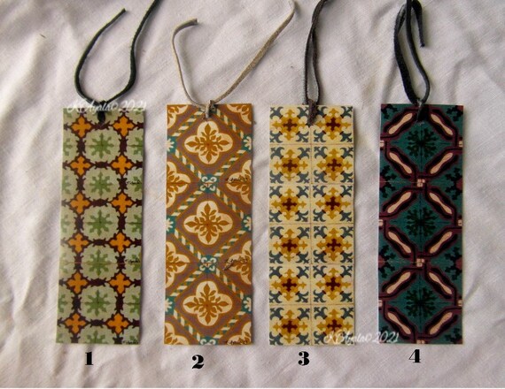 Losa Hidraulica/losa Criolla cement Tiles Bookmarks Puerto - Etsy Denmark