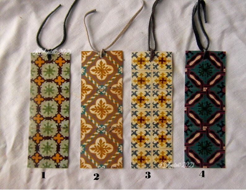 Losa Hidraulica/losa Criolla cement Tiles, Bookmarks, Puerto Rico - Etsy