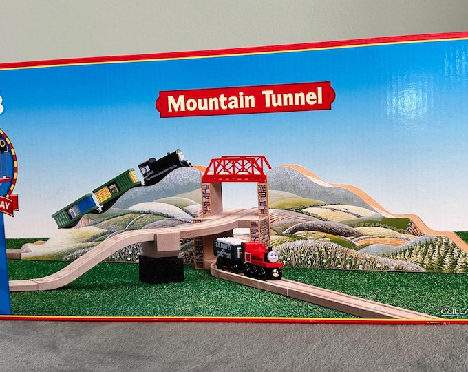 Thomas and Friends Vintage Mountain Tunnel Wooden Train Set - Etsy