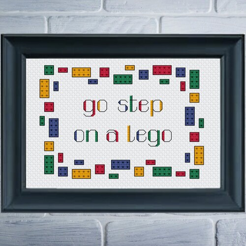Lego Man Cross Stitch Pattern - Etsy