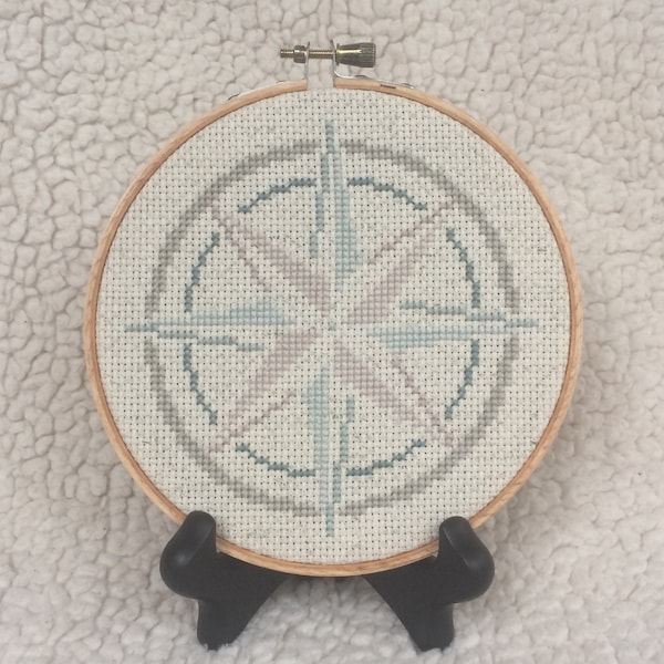 Compass Cross Stitch Pattern - Etsy