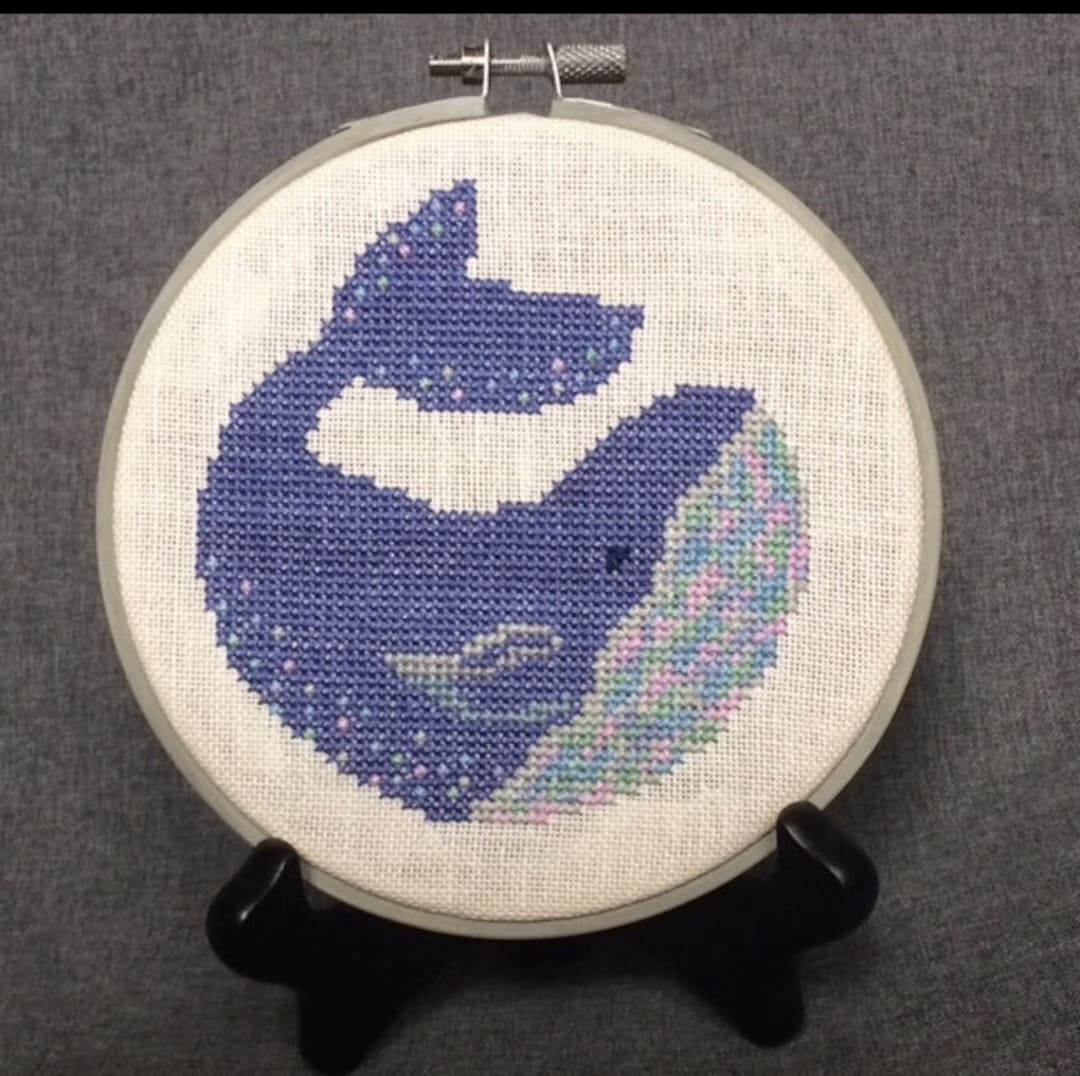 PDF Pattern - Whale - Cross Stitch - Underwater Animals - Marine Animal ...