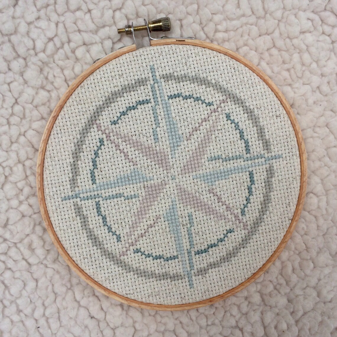 PDF Pattern Compass Rose Cross Stitch Pattern Pretty - Etsy