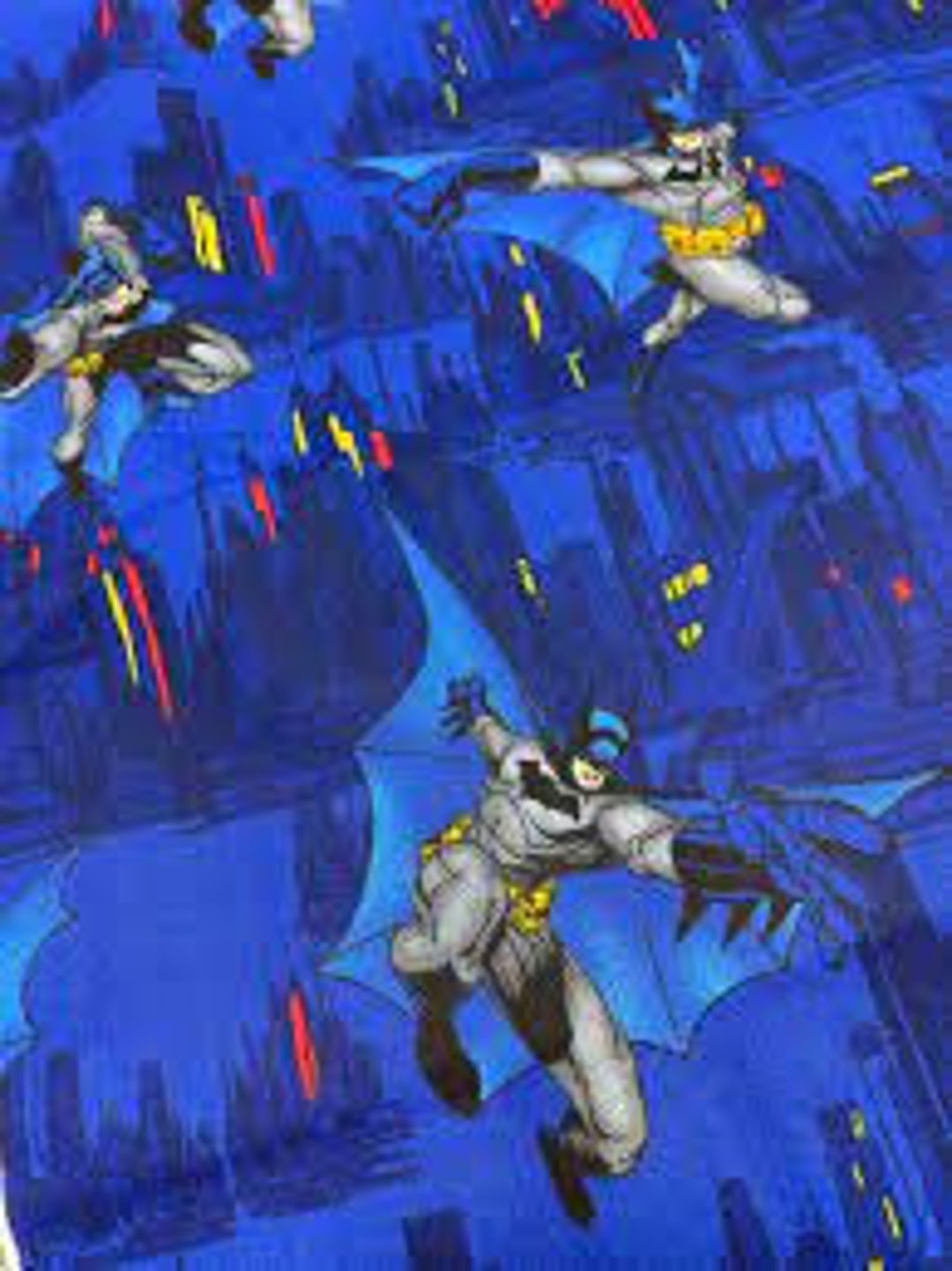Batman 100% Cotton Fabric by Marvel. Sold by the Yard and 1/2 - Etsy