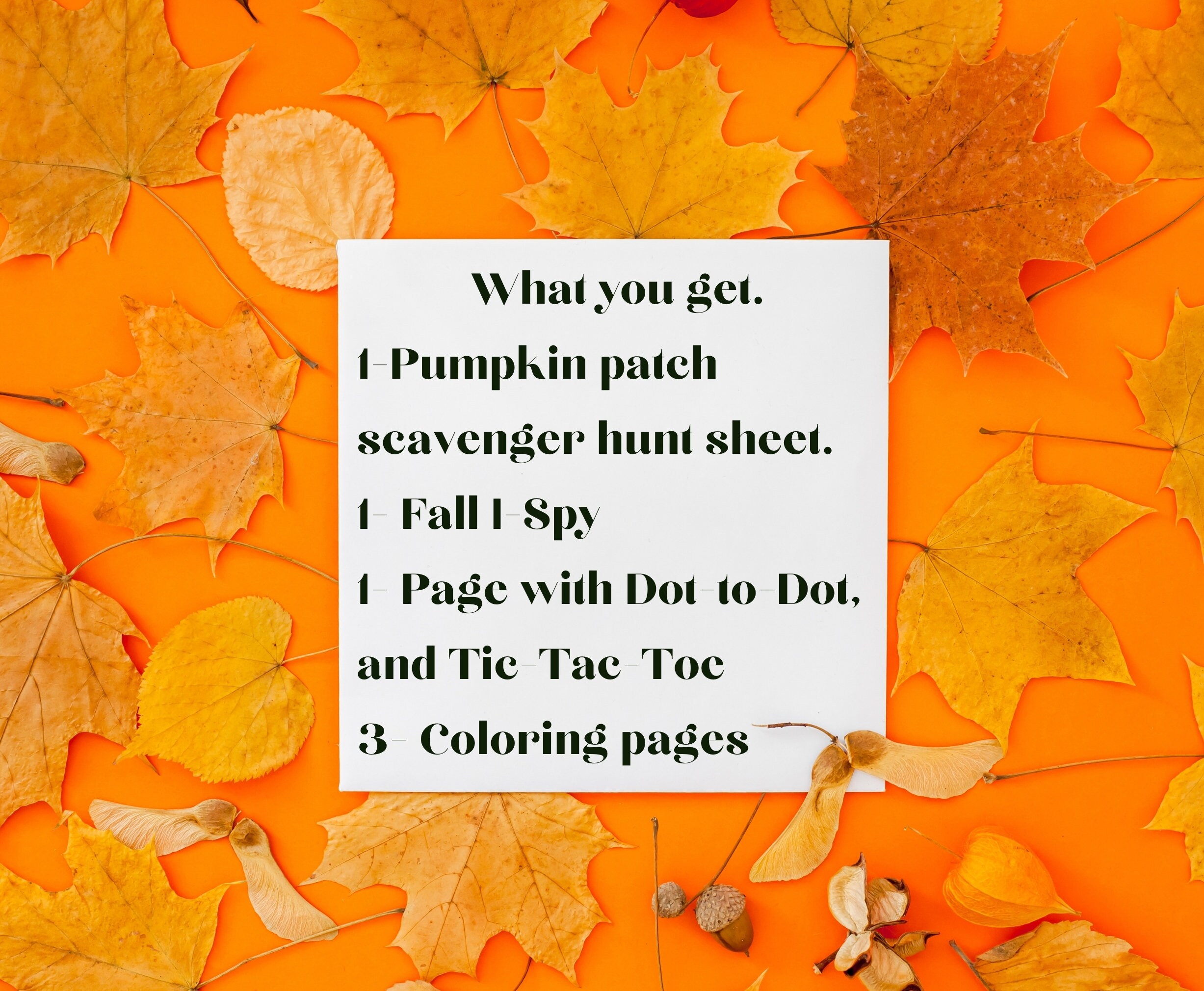 Fall Activity Sheets, Fall Coloring Sheets, Halloween Activity Sheets ...