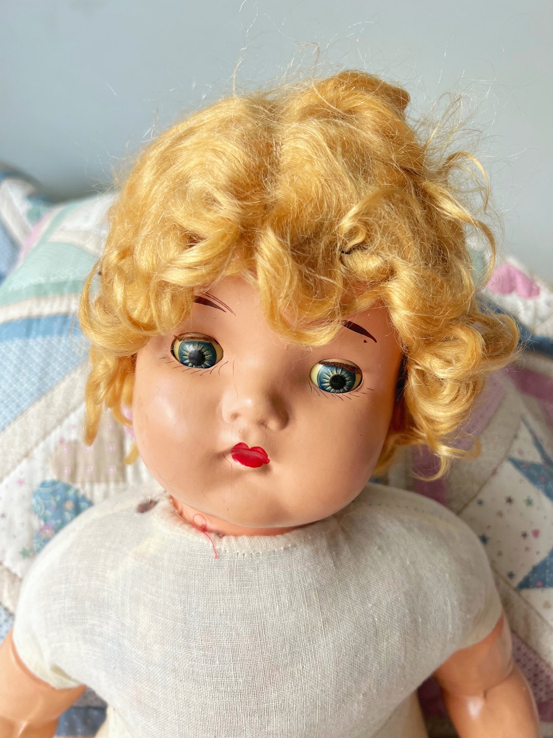 Vintage 1947 Reliable Made in Canada Large 25” Doll - Etsy