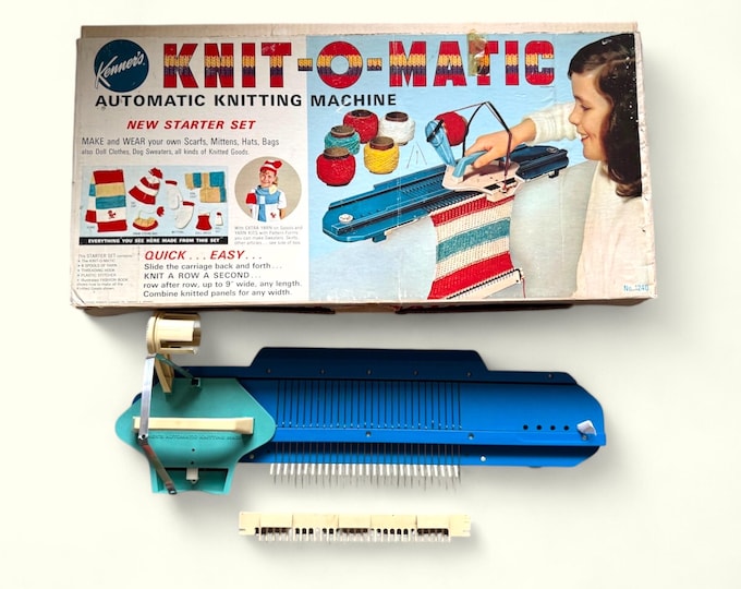 Vintage 1968 Knit-o-matic Automatic Knitting Machine Made in Canada - Etsy