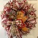 Handcrafted Gingerbread Girl Christmas Wreath - Festive Holiday Door ...