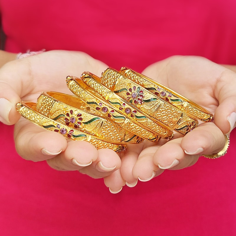 Pattern Bangle - Etsy