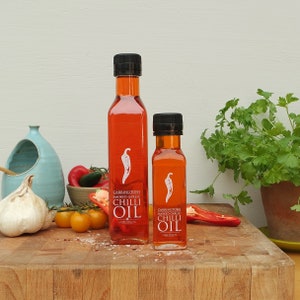 Hot and Spicy Chilli Sauce and Chilli Oil Gift Set, Cooking Gift Set ...