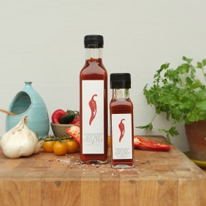 Hot and Spicy Chilli Sauce and Chilli Oil Gift Set, Cooking Gift Set ...