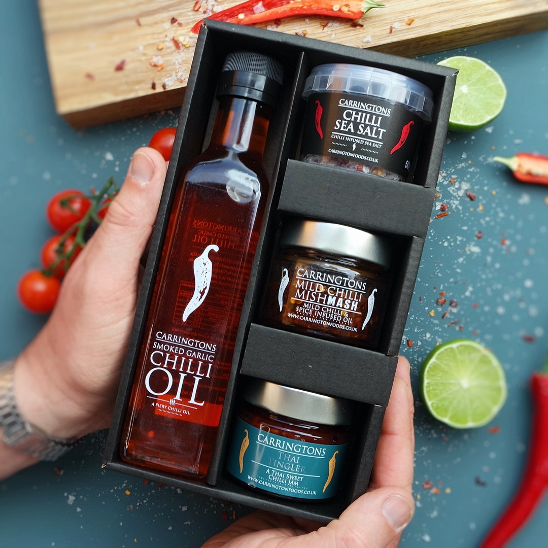 Chilli Oil and Chilli Jam Gift Hamper, Cooking Gift Set, Cooking Gift ...