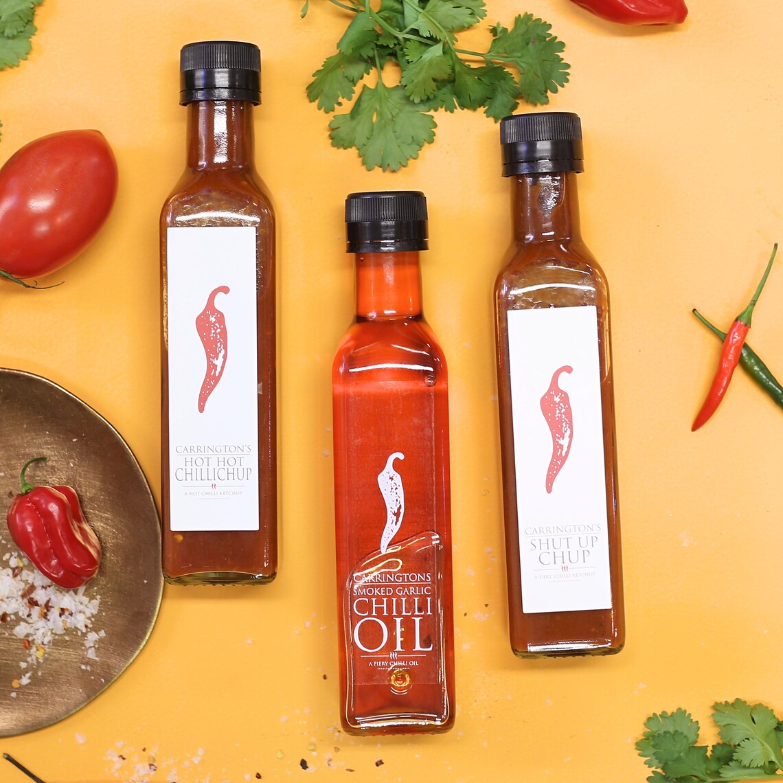 Hot and Spicy Chilli Sauce and Chilli Oil Gift Set Cooking - Etsy UK