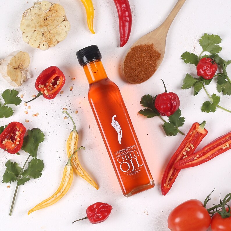 Hot and Spicy Chilli Sauce and Chilli Oil Gift Set Cooking - Etsy