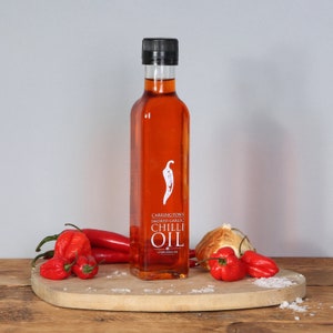 Chilli Oil Gift, Smoked Garlic Oil, Spicy Pizza Oil, Gift for Foodie ...