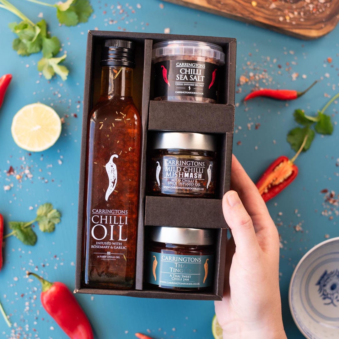 Chilli Oil and Chilli Jam Gift Hamper, Cooking Gift Set, Cooking Gift ...