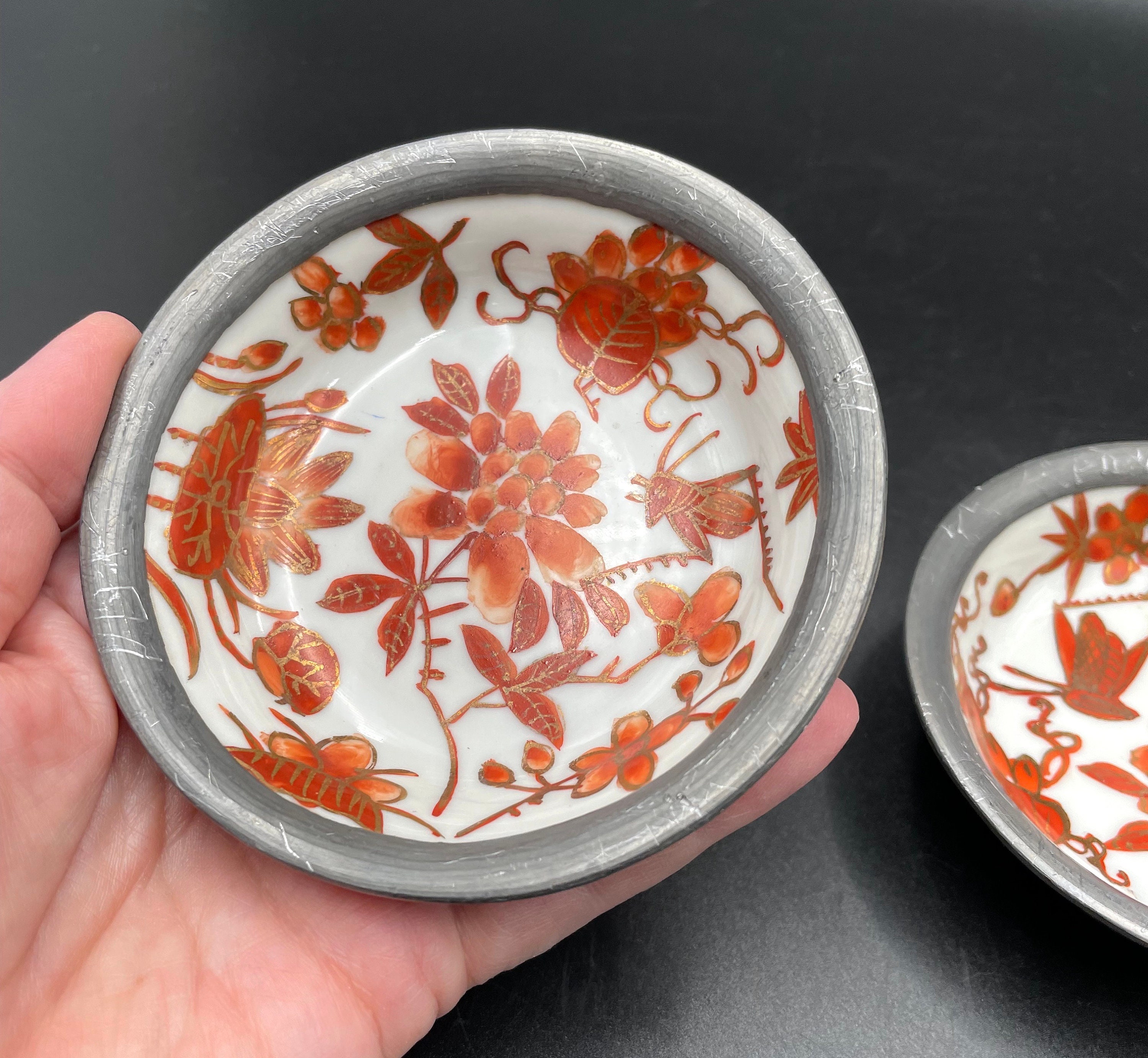 Set of 2 Asian Bowls / ACF Japanese Porcelain Ware Decorated - Etsy