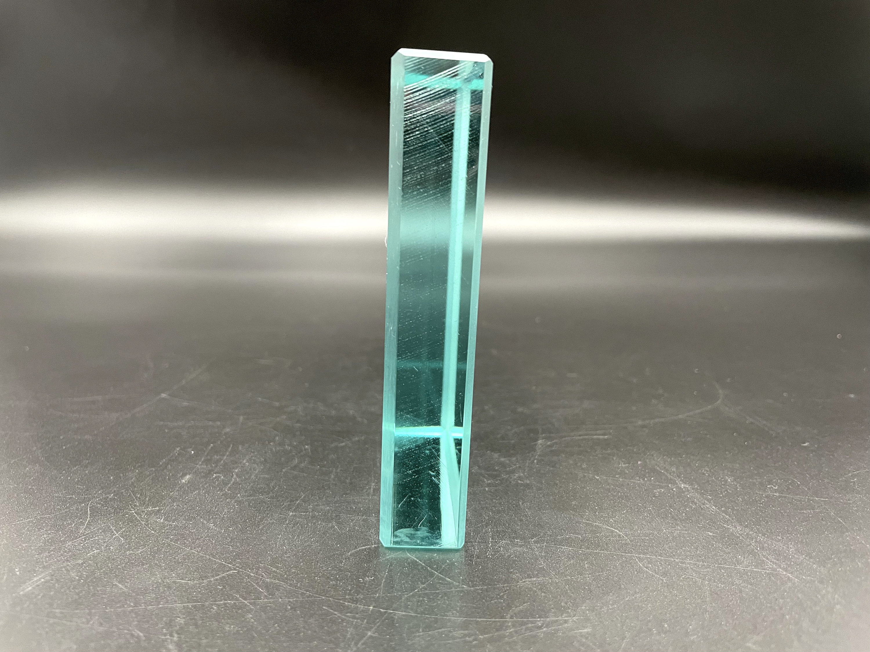 Etched Glass Paperweight With Bird / Bird Perched on a Branch With a ...