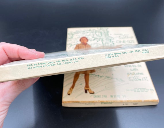 Seamless Stockings from the 1970s, Amway Tableau stil… - Gem