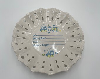 Birth Plate Ceramic - Etsy
