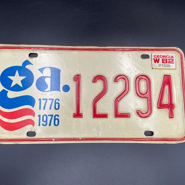 1976 License Plate - Etsy