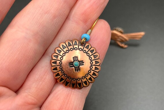 Native American Inspired Copper Jewelry / Earrings an… - Gem