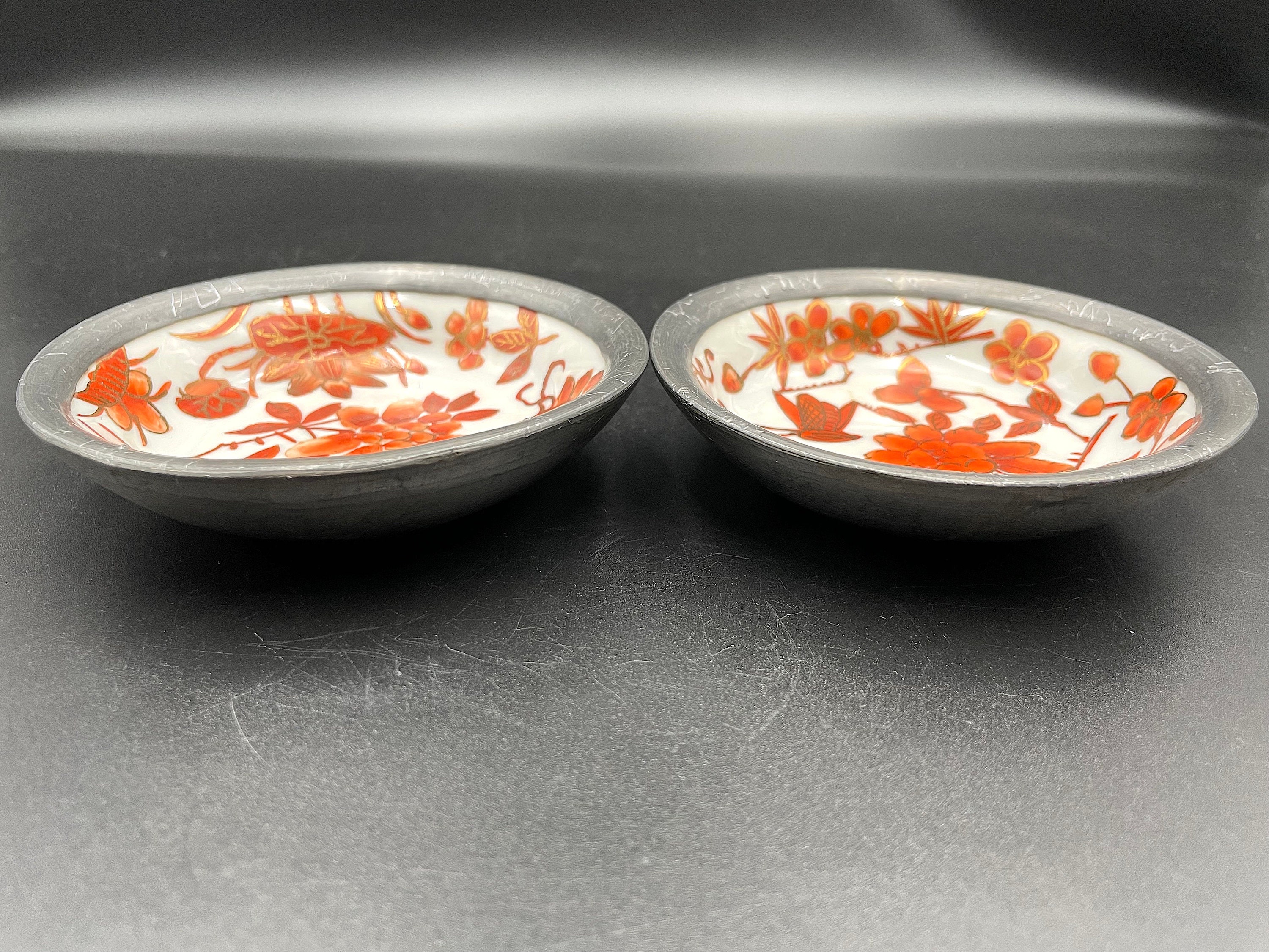 Set of 2 Asian Bowls / ACF Japanese Porcelain Ware Decorated in Hong ...