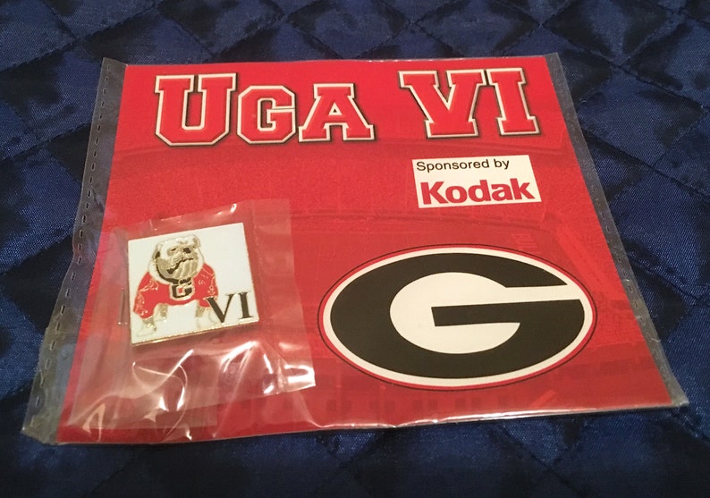 Collectible UGA VI Enameled Lapel Pin in Original Packaging - Etsy