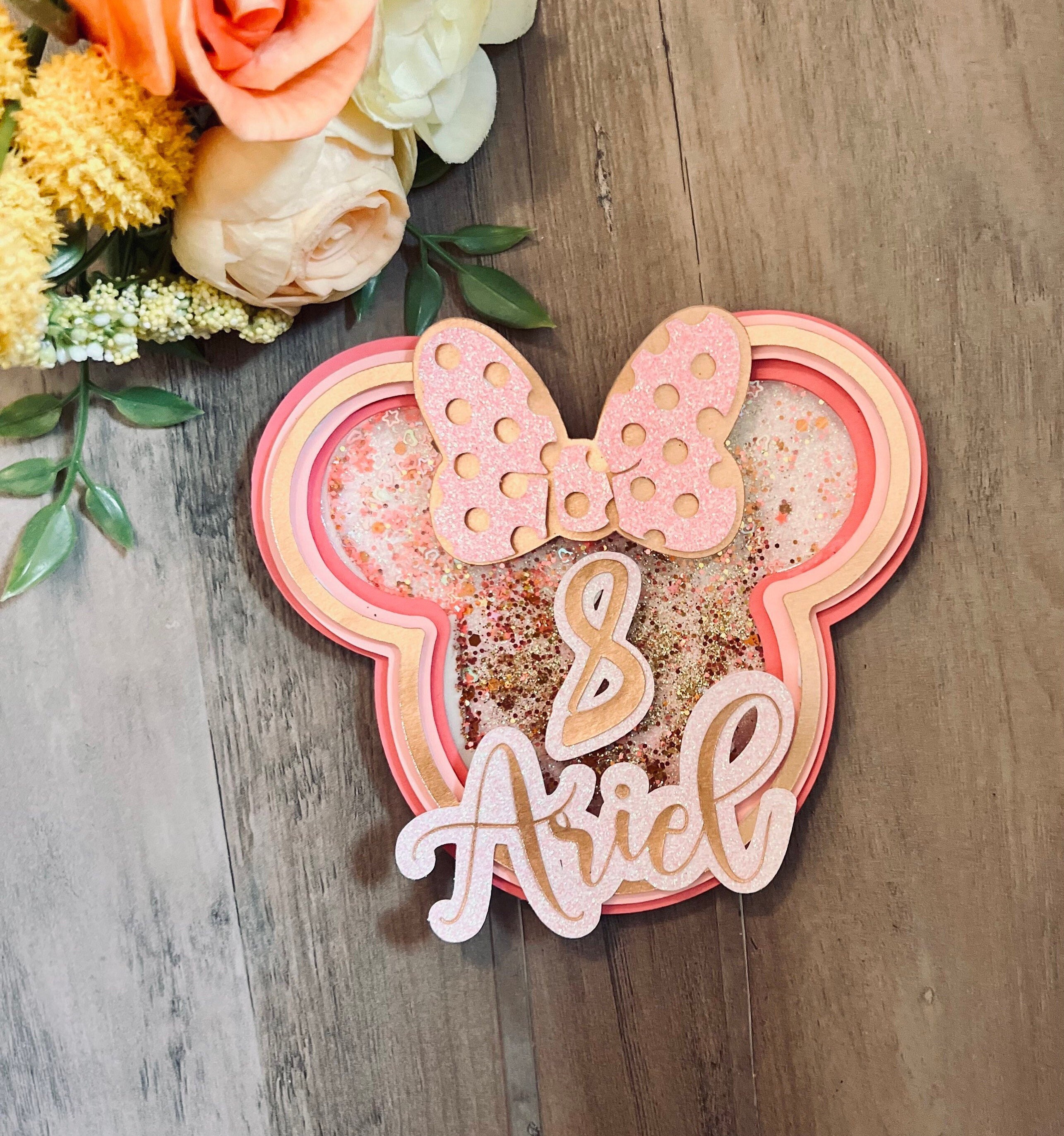 Minnie Cake Toppers, Minnie Mouse 3d Cake Toppers, Minnie Mouse Shaker ...