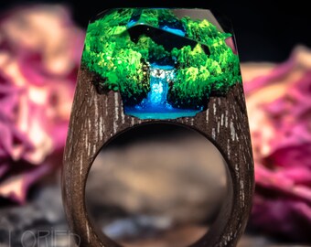 Waterfall ring | Etsy