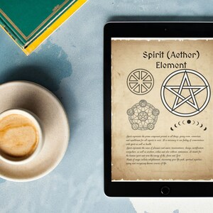 Spirit Element Basics of Witchcraft, Pagan Wicca Correspondences, , 12 ...