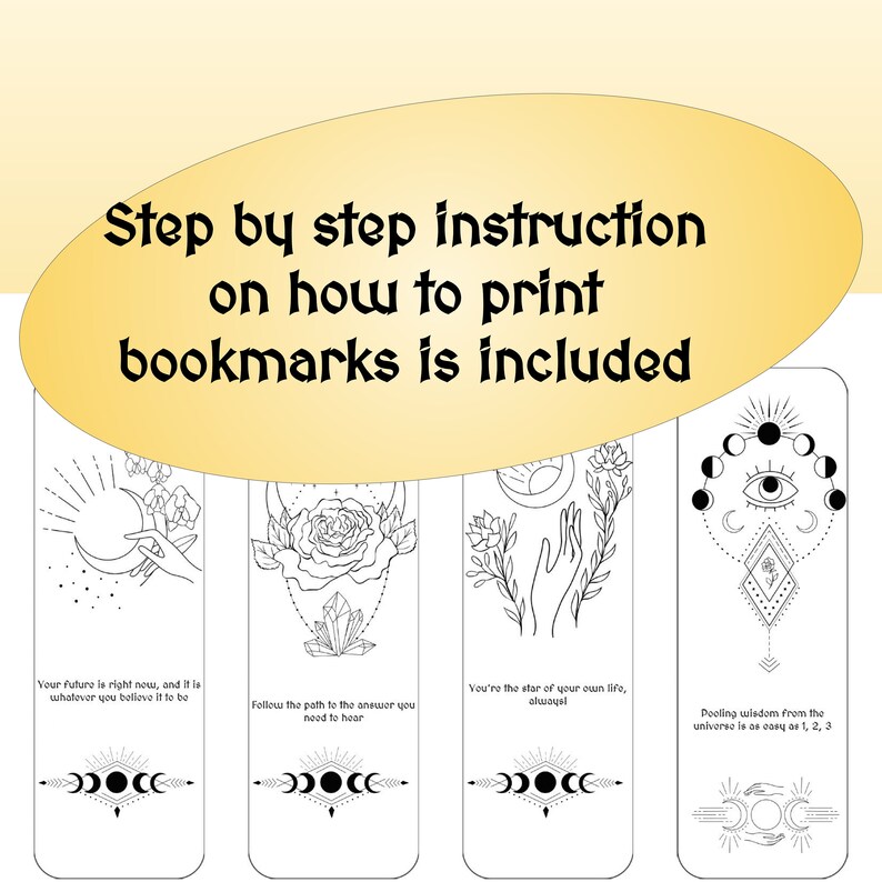 8 Pagan Printable Bookmarks Page Keeper Wiccan Book Lover - Etsy