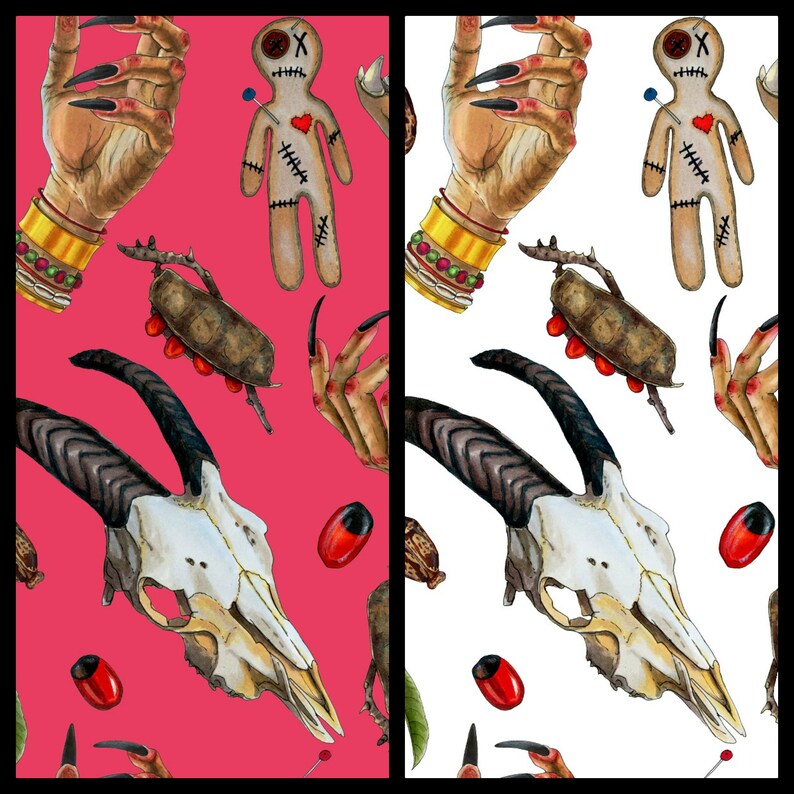 Voodoo Dolls Digital Paper Scrapbook Papers Halloween | Etsy