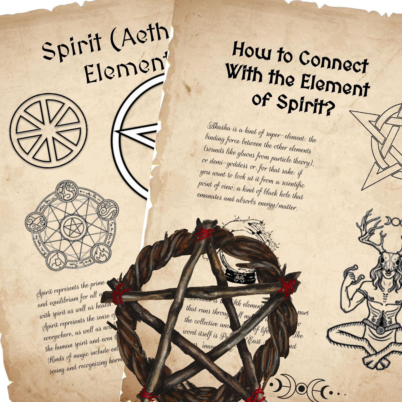 Spirit Element Basics of Witchcraft Pagan Wicca - Etsy