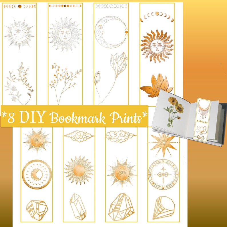 Bookmarks Printable Wiccan Blessings Pagan Symbols Magic - Etsy