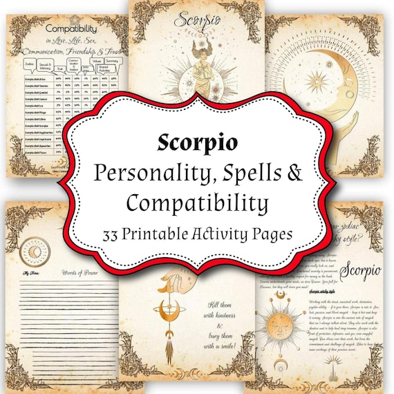 Scorpio zodiac sign compatibility chart 60 photos - Astrologytoyou.com