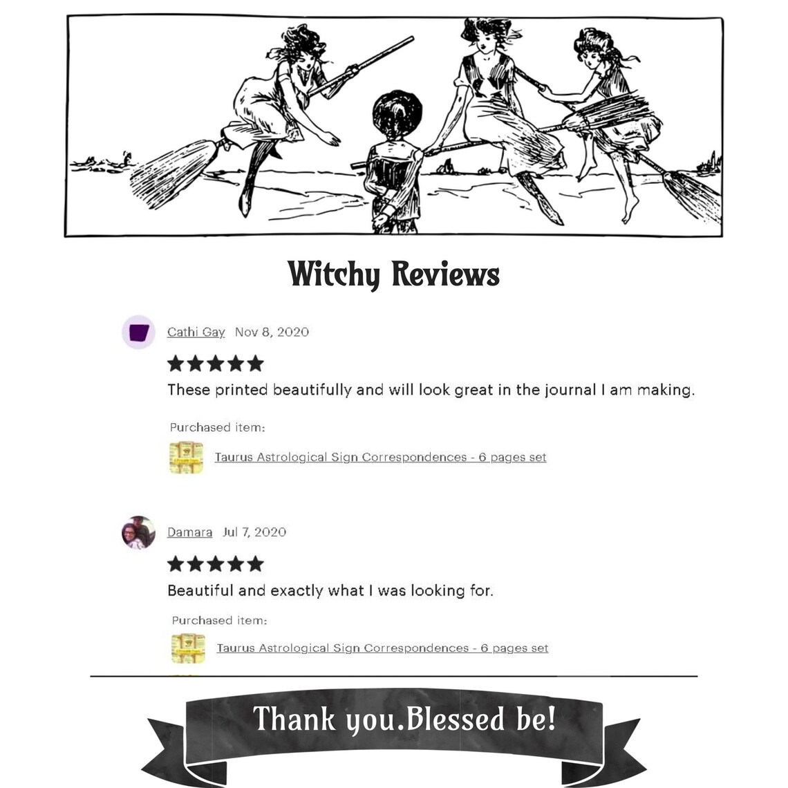 Taurus Astrological Sign Correspondences 6 Pages Set - Etsy