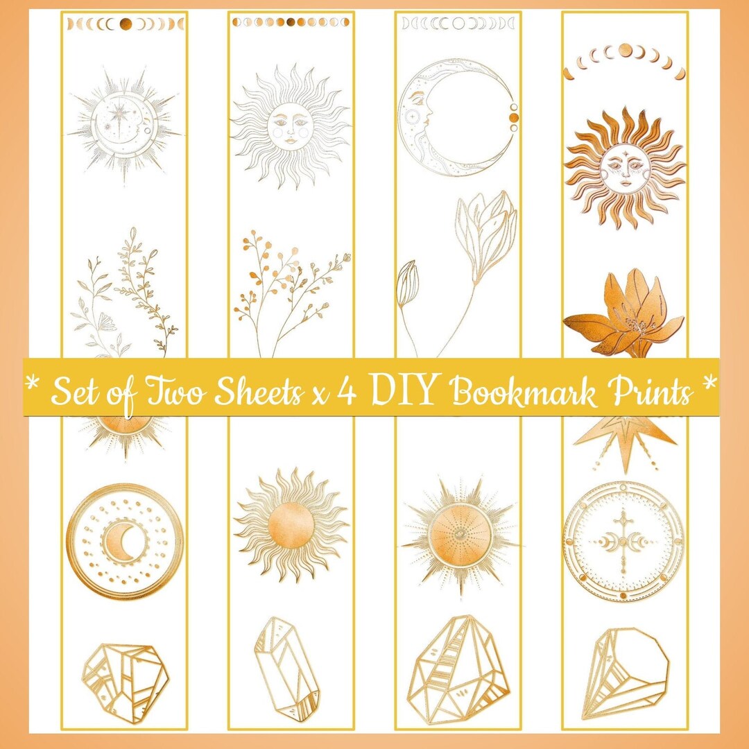 Bookmarks Printable Wiccan Blessings Pagan Symbols Magic - Etsy