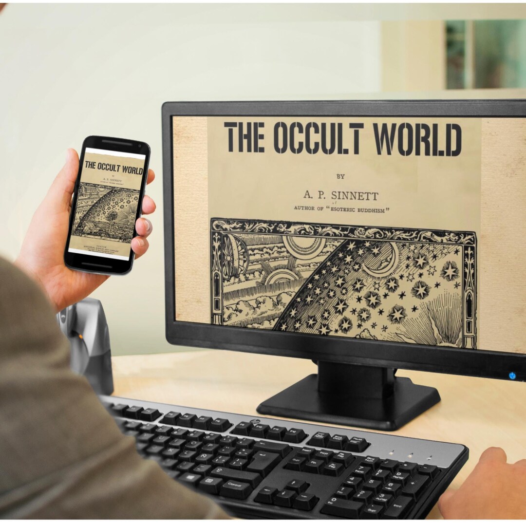 The Occult World by Sinnett, A. P. 1885 and 1883 Editions, Witchcraft ...