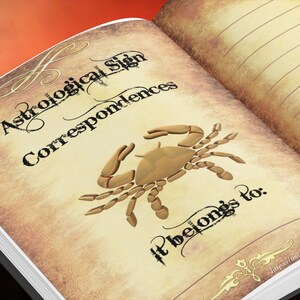 Cancer Astrological Sign Correspondences, Witchcraft Astrology, 6 ...