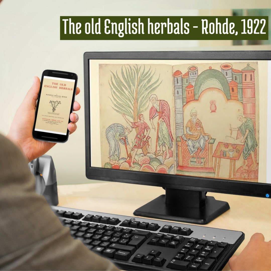 The Old English Herbals Rohde Eleanour Sinclair 1922 BONUS - Etsy