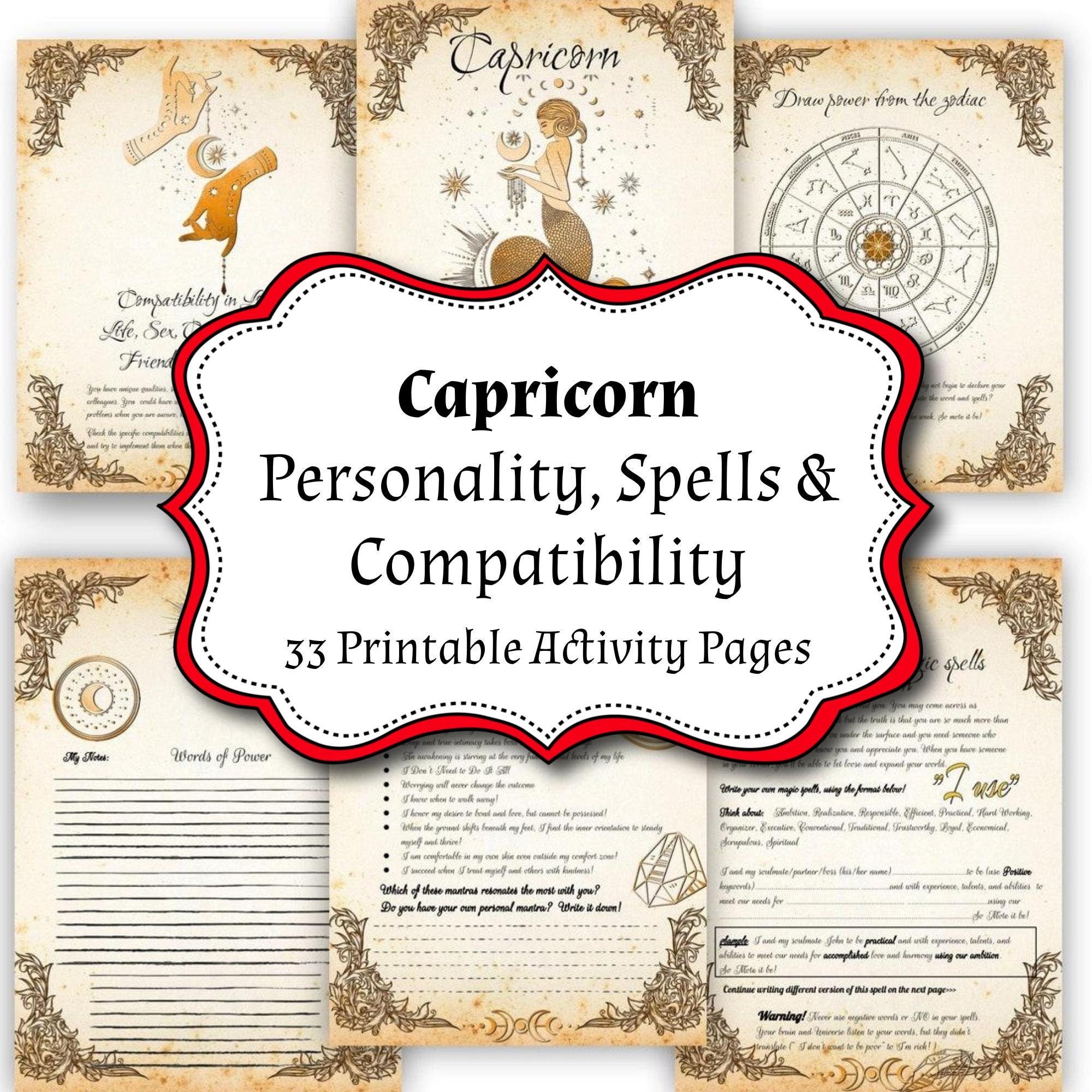 Capricorn Compatibility Chart