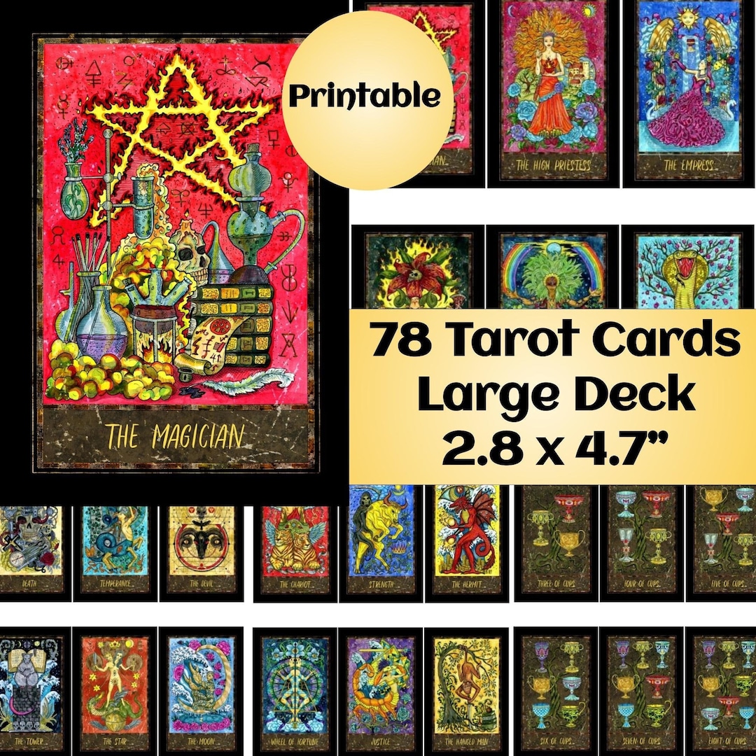 Tarot for Wiccans - Stunning 78 Tarot Deck for Witchcraft, Wicca ...