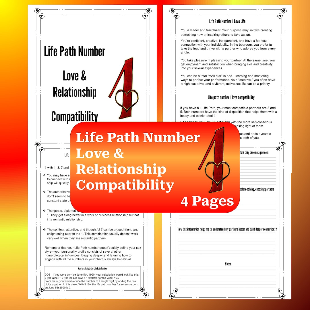 Life Path Number 1 Love & Relationship Compatibility Guide: Discover ...